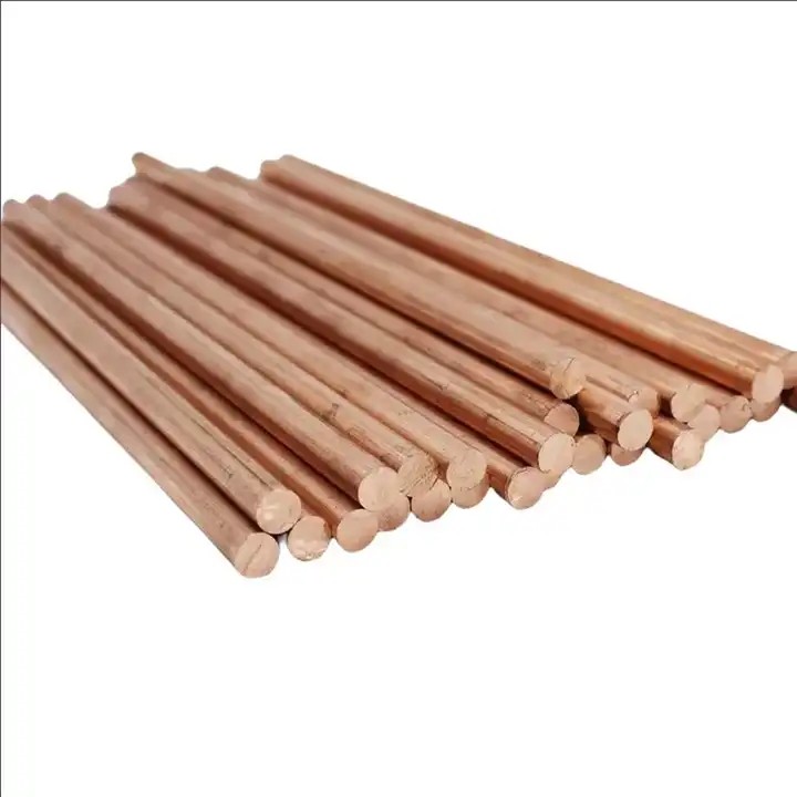 JIS ASTM DIN Bronze Copper Rod Bar 15mm 8mm Bar Solid Copper Earth Rod